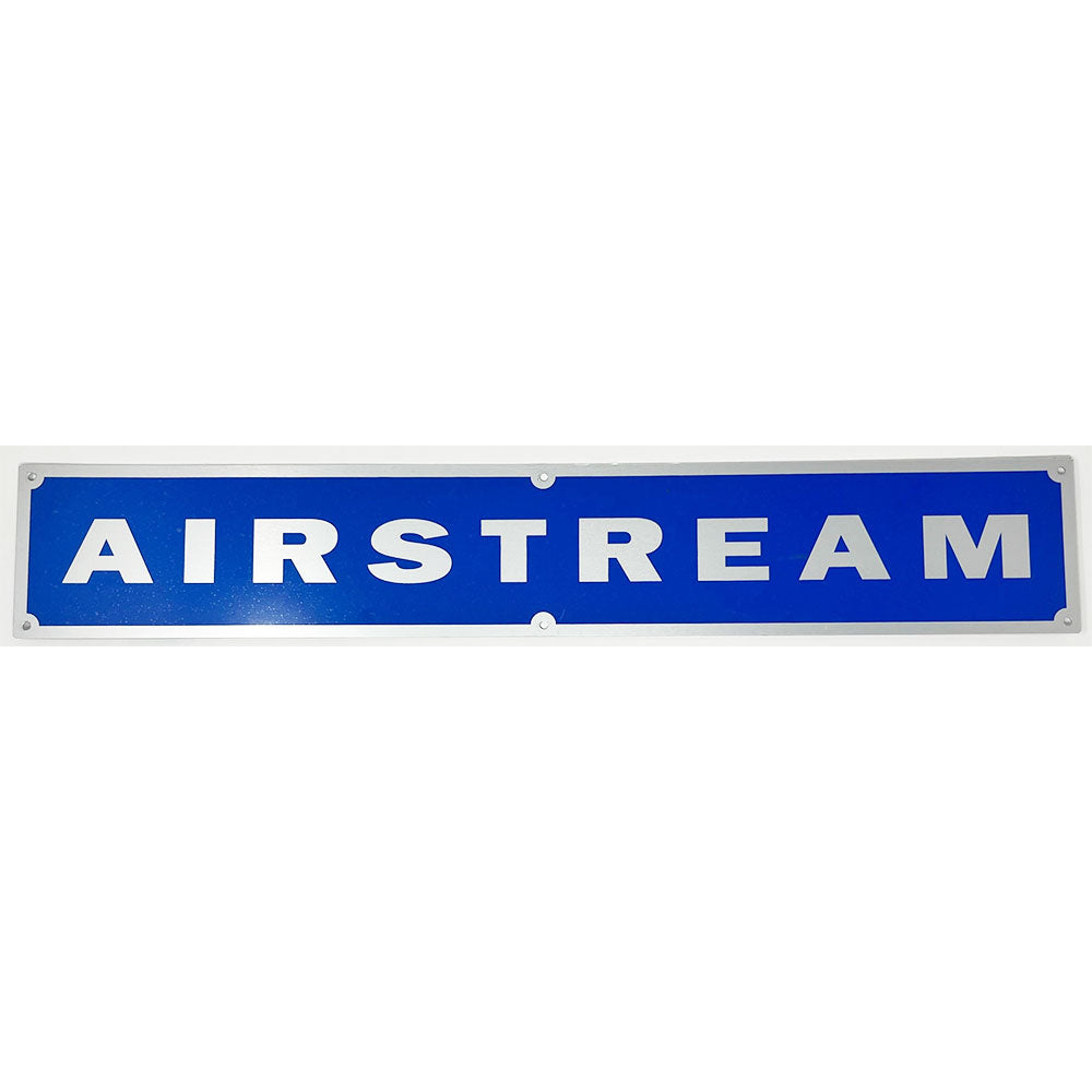 Airstream 1960's Aluminum Blue Logo Nameplate | Part # 51101WR ...