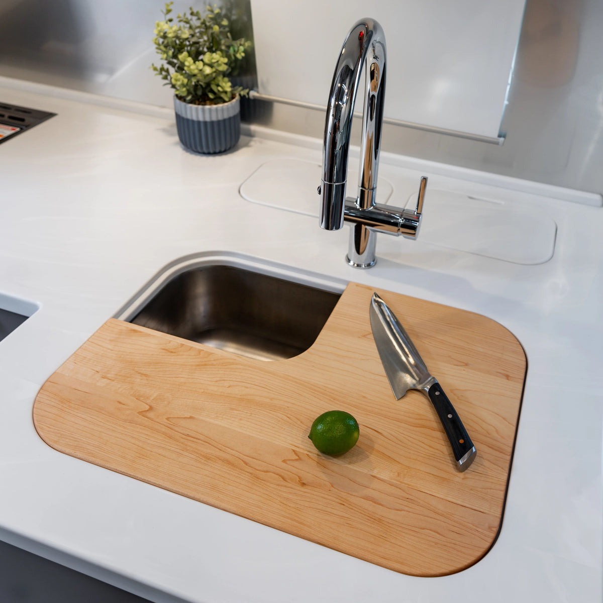 Airstream Custom Sink Cutting Boards for Excella Travel Trailers ...