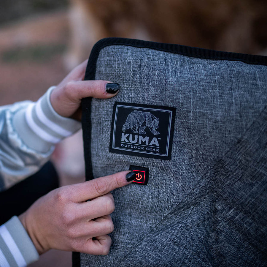 Heated Lazy Bear Chair by KUMA Outdoor Gear – Airstream Supply Company