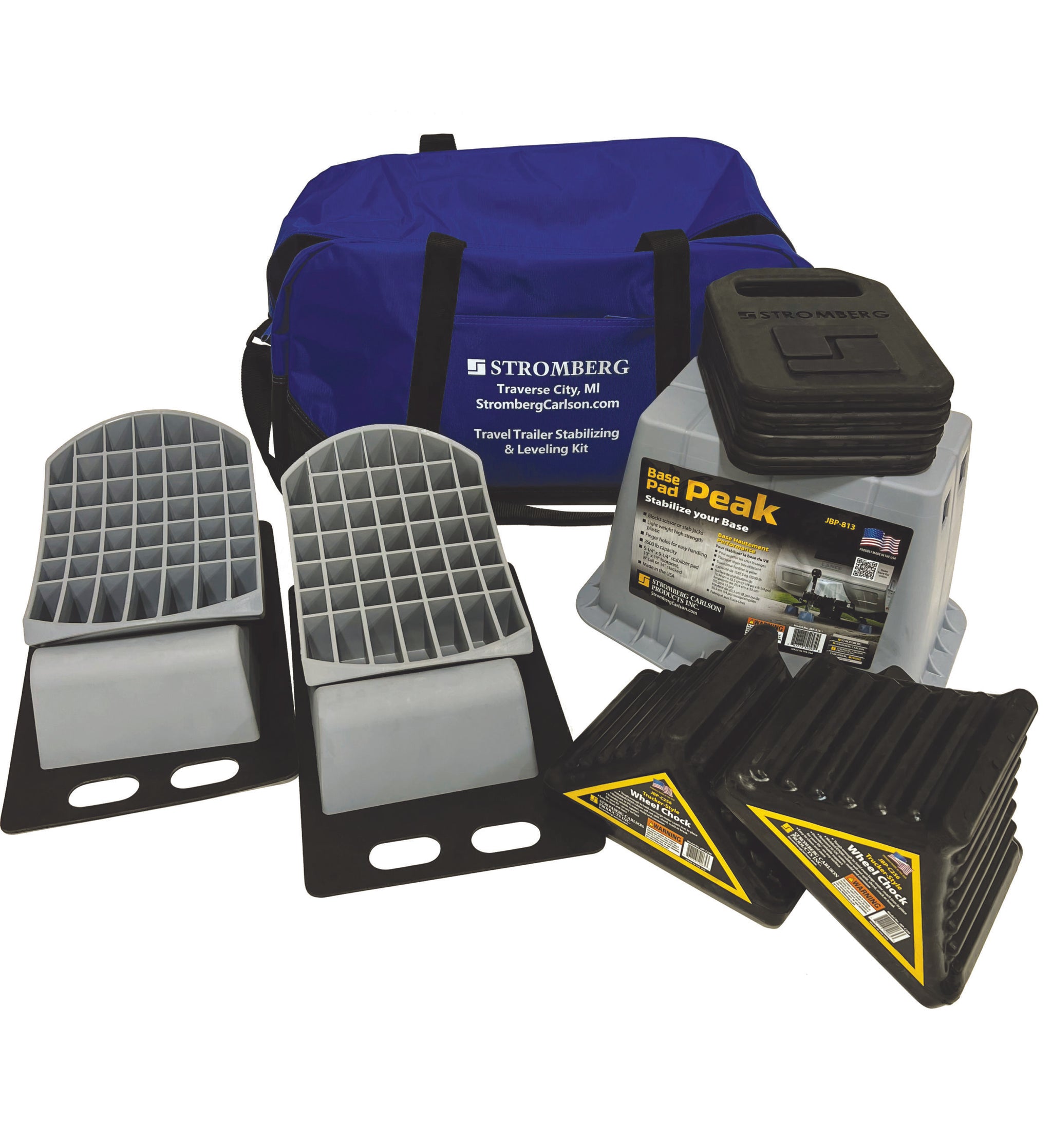 Airstream Travel Trailer Stabilizing + Leveling Kit – Airstream Supply ...