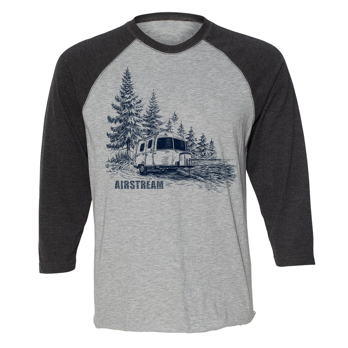Airstream in the Woods Baseball Tee – Airstream Supply Company
