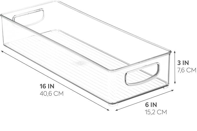 Stackable Storage Bin, 16 x 6 x 3 – Airstream Supply Company