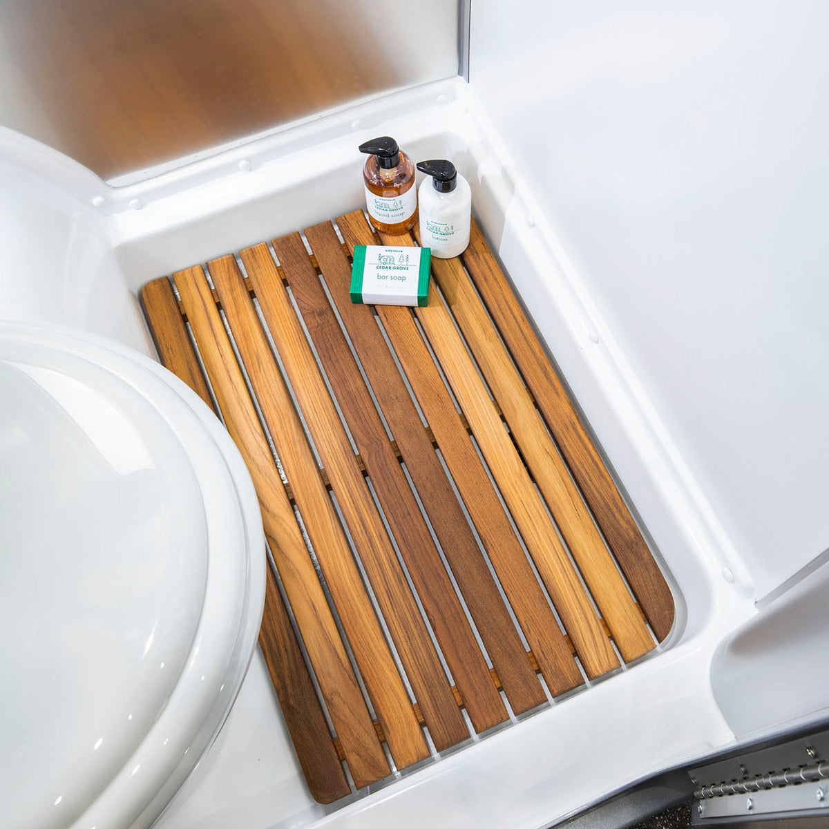 Airstream Teak Shower Mats for Excella Travel Trailers – Airstream ...