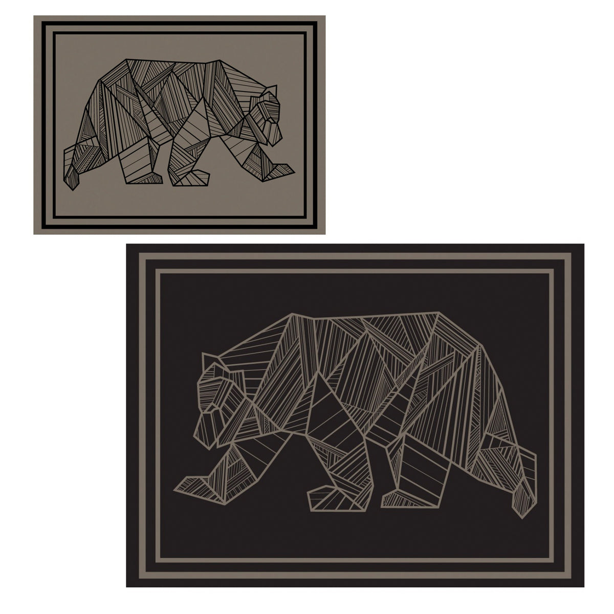 Reversible Bear Outdoor Mat by KUMA – Airstream Supply Company