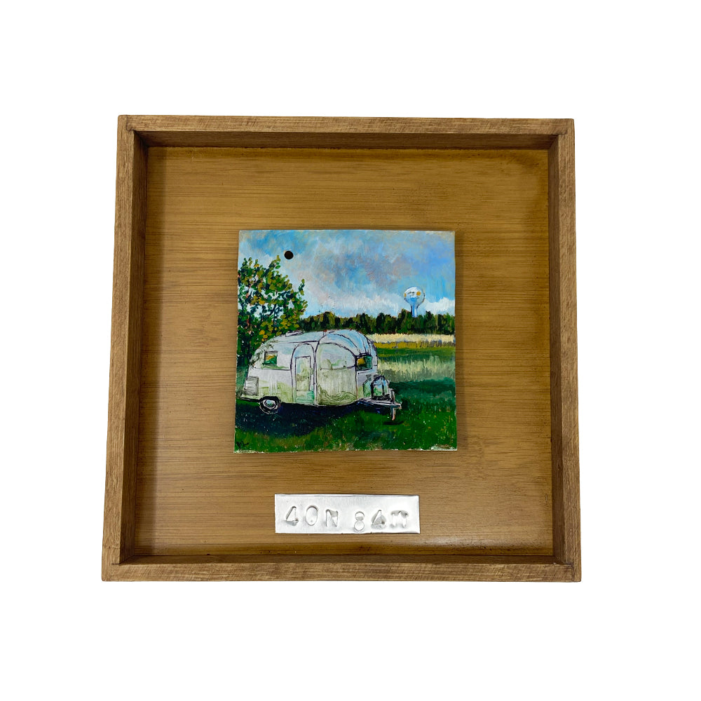 Airstream Original Painting in Shadow Box Frame – Airstream Supply Company